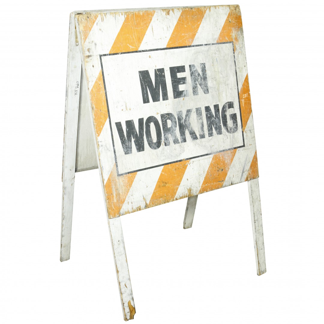 MEN WORKING / A FRAME SIGN | Air Designs