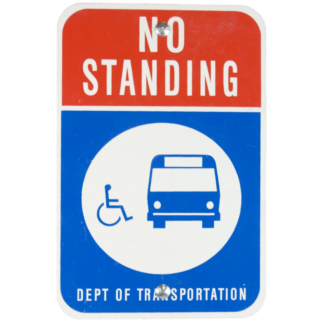 NO STANDING BUS STOP SIGN | Air Designs
