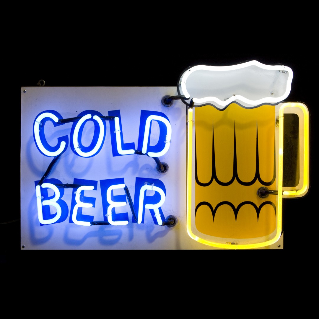 COLD BEER W/ MUG / NEON SIGN | Air Designs