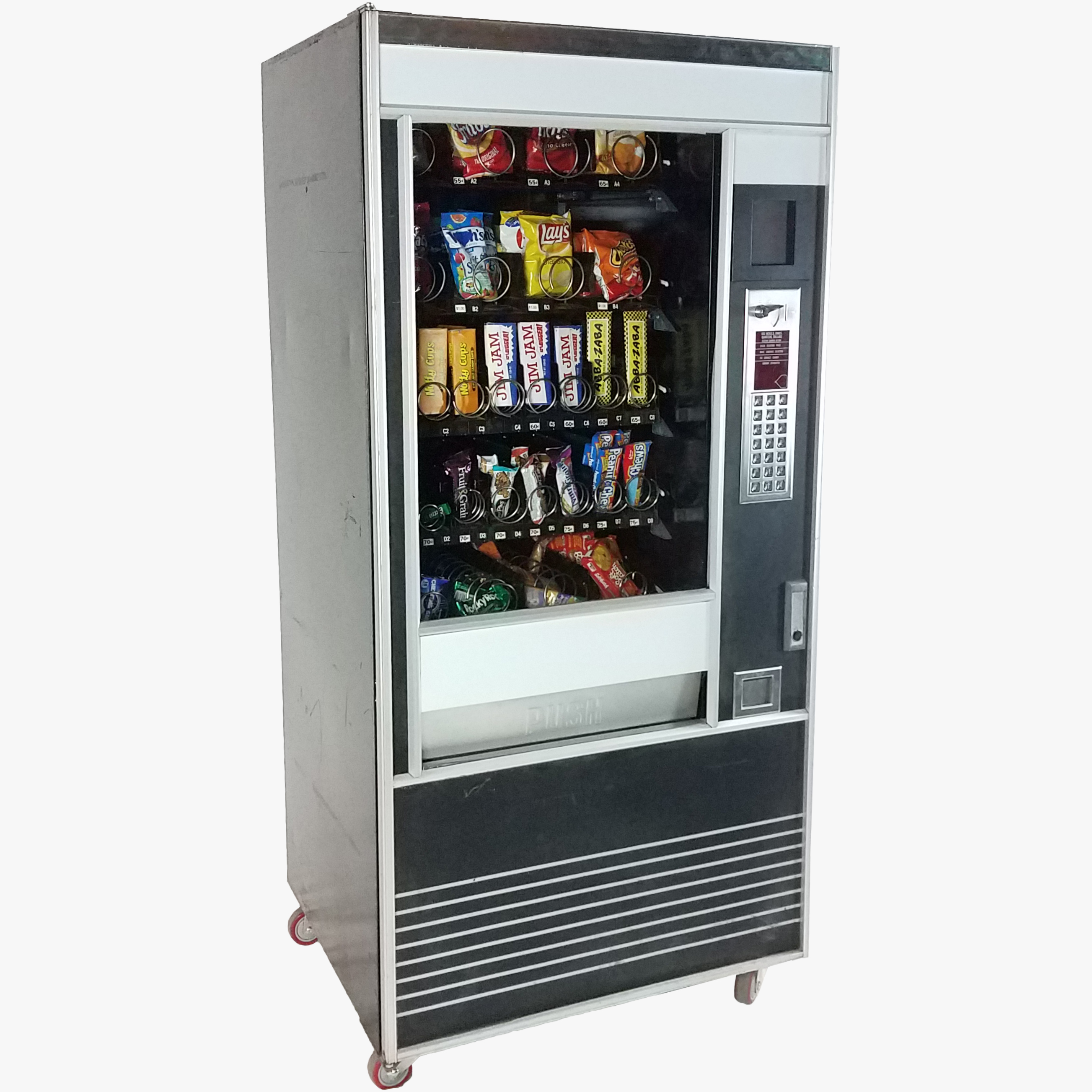 VENDING MACHINE / SNACK & CANDY / BLACK W/ STRIPES | Air Designs
