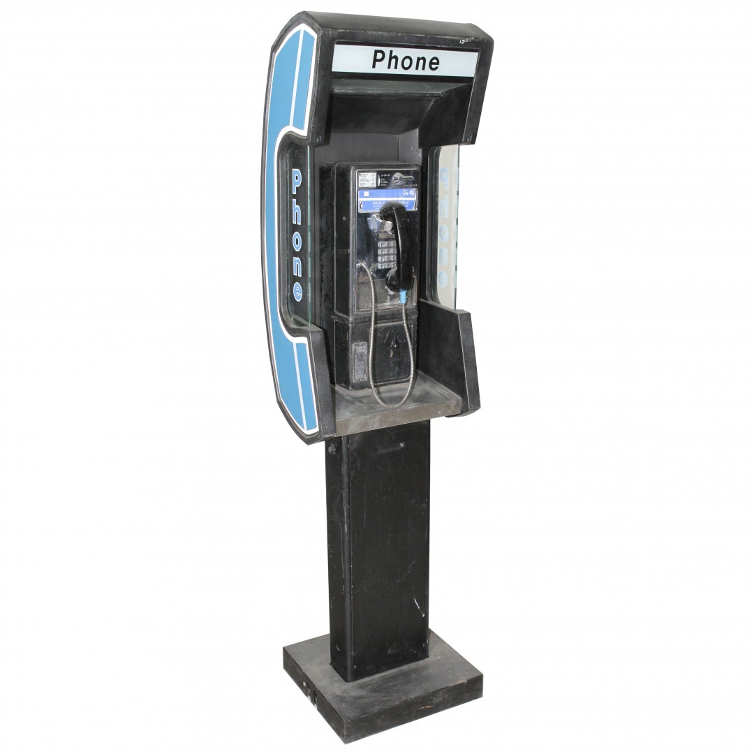 PAY PHONE / PEDESTAL / PHONE SHAPE / BLUE | Air Designs