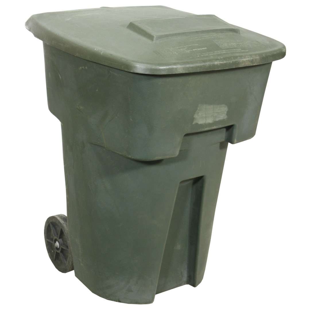 RESIDENTIAL TRASH CONTAINER / LARGE / GREEN | Air Designs