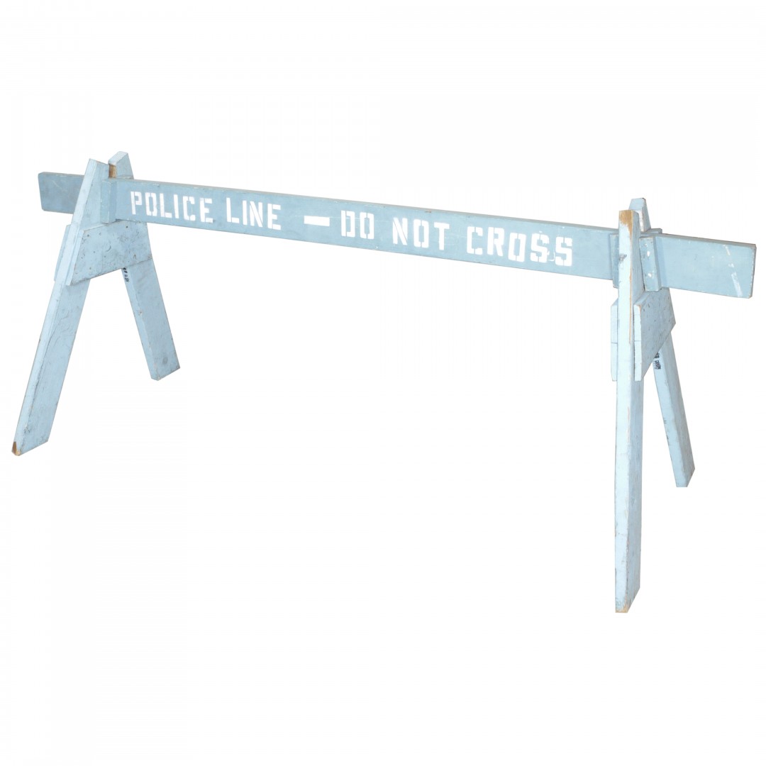 BARRICADE / POLICE / 8′ WOOD W/ A FRAMES | Air Designs