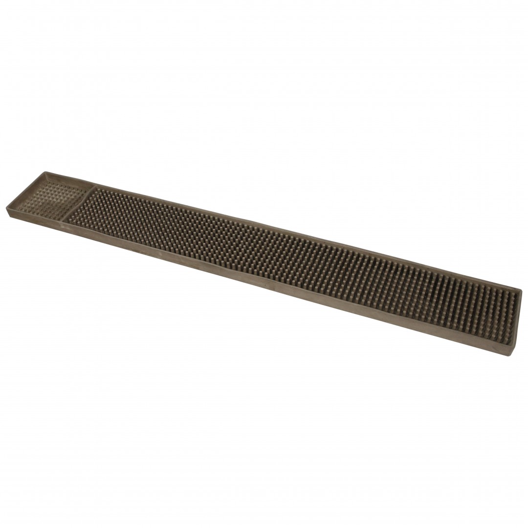 BAR RAIL SPILL MAT / RUBBER / BLACK / NARROW | Air Designs