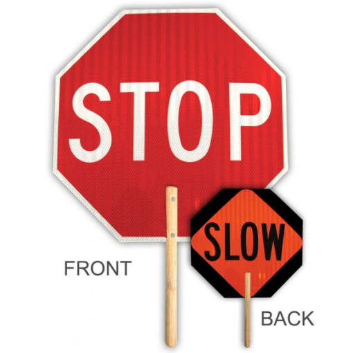 “STOP / SLOW” SIGN / HAND HELD | Air Designs
