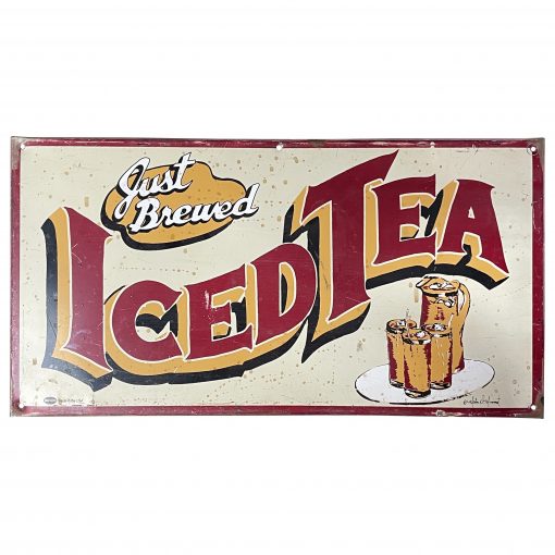 “JUST BREWED ICED TEA” SIGN | Air Designs